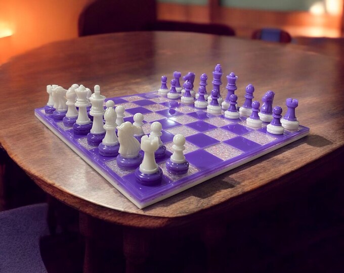 Precious in Purple Chess Set - Etsy
