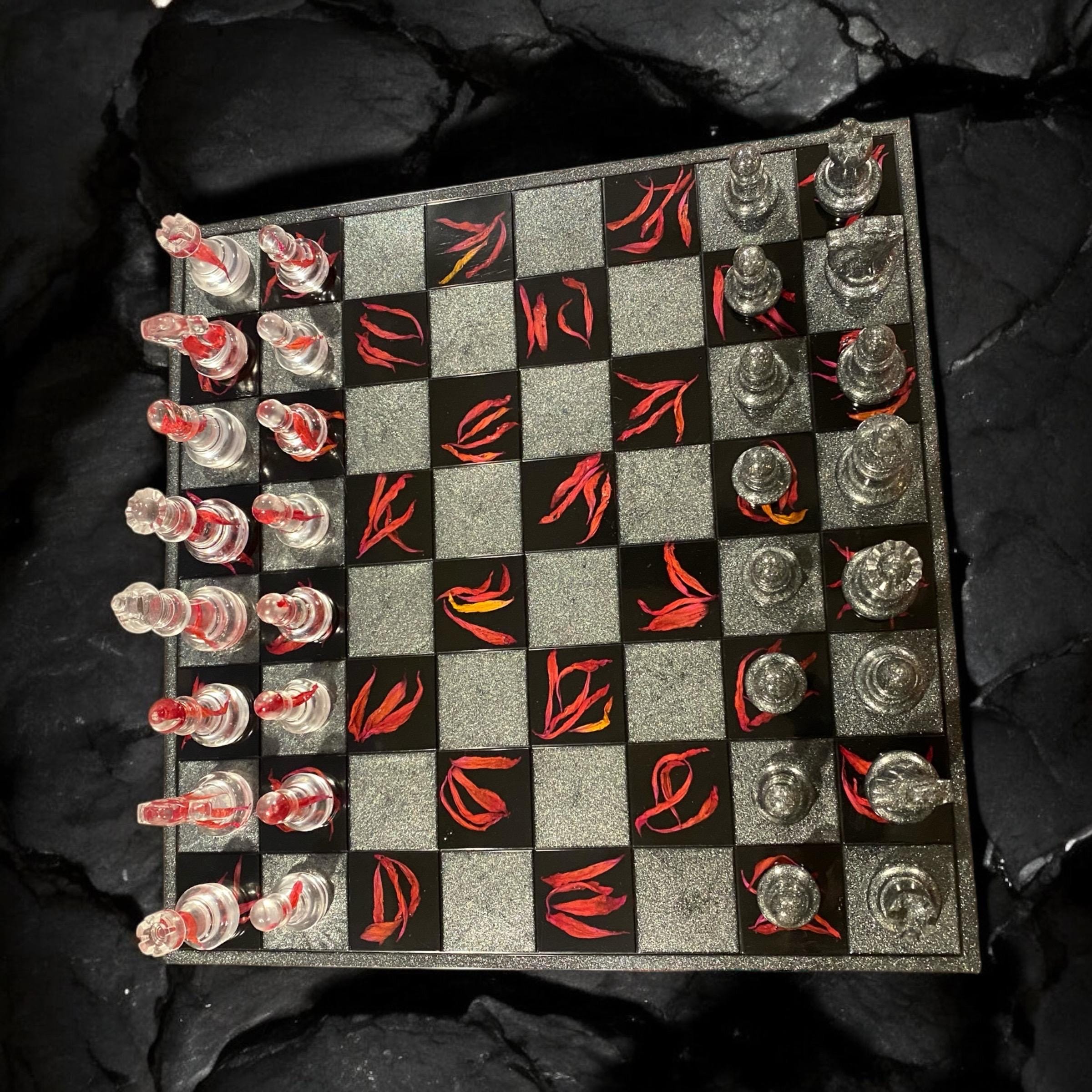 Fire and Ice Chess Set - Limited Edition - Etsy