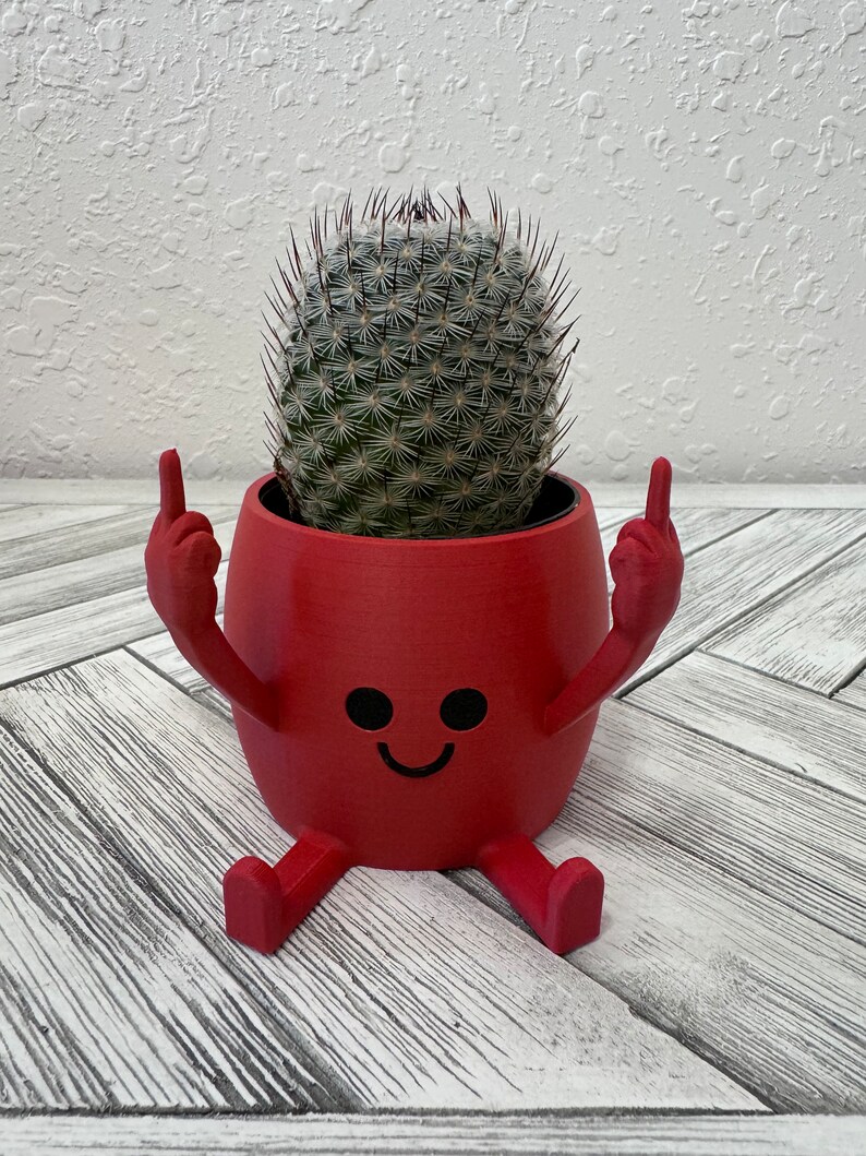 Happy Pot - Middle Finger Version 2 - Etsy