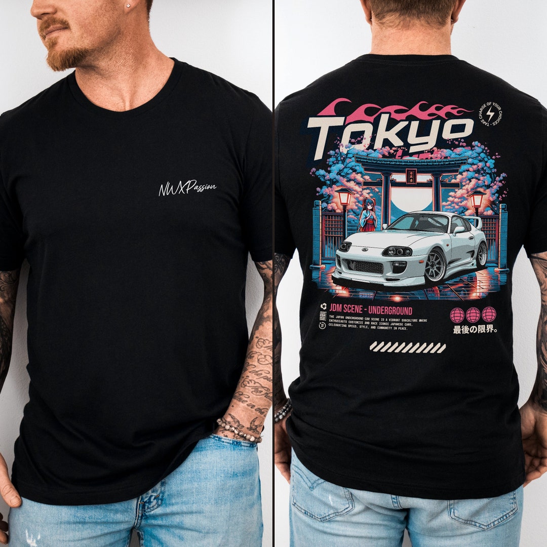 JDM Tokyo Supra Underground Car T-shirt Japan, Tuning, JDM Shirt ...