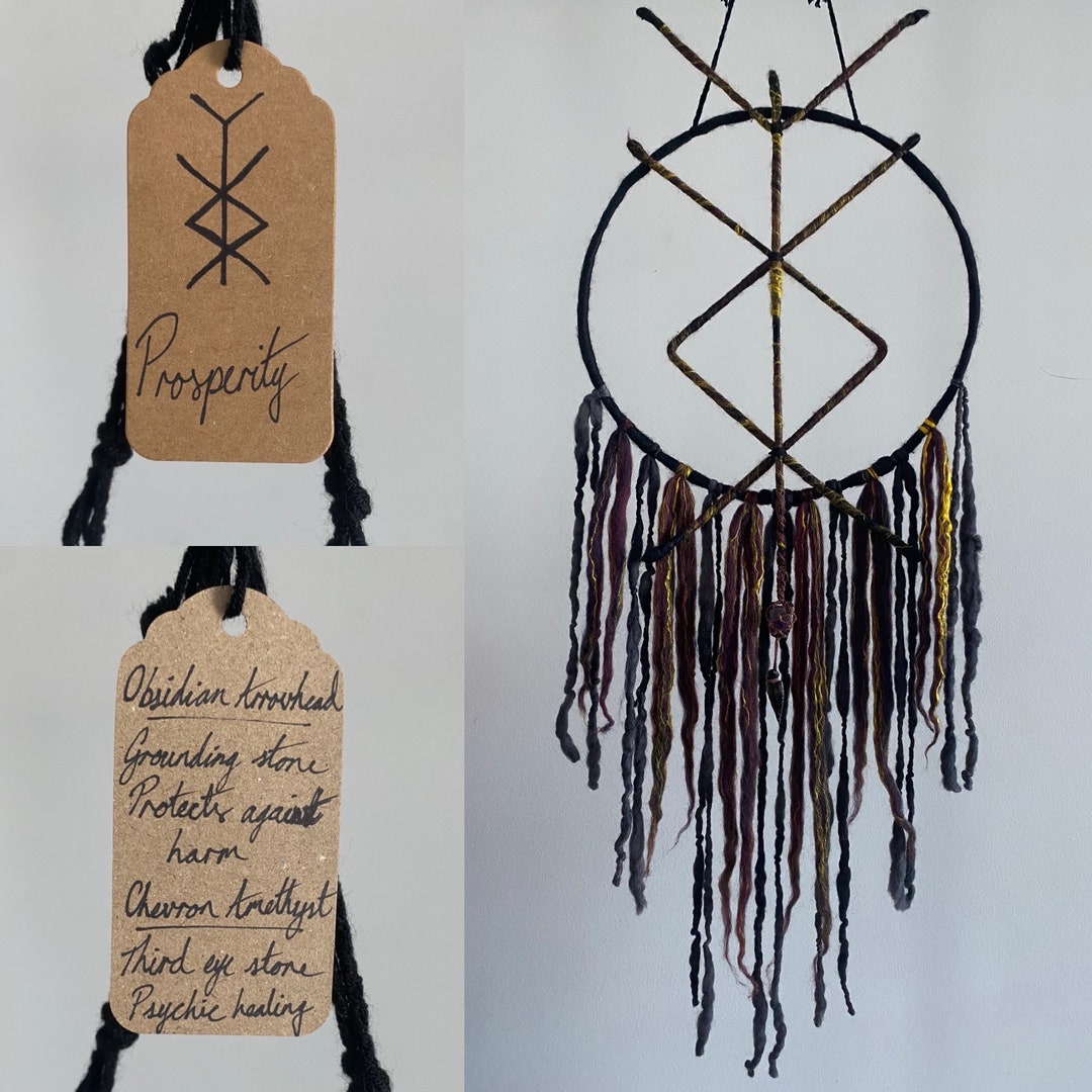 Prosperity Bind Rune Intention Large Wall Hanging - Etsy
