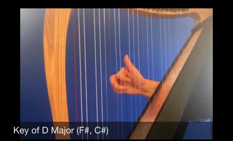 26 String Harp Video Tutorials: 'celtic Connections' - Etsy