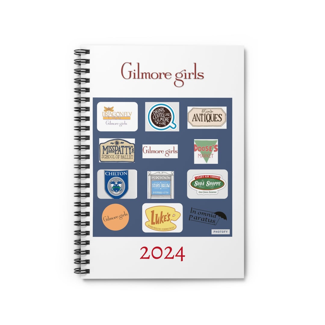 Spiral Notebook Ruled Line Gilmore Girls Journal 2024 - Etsy