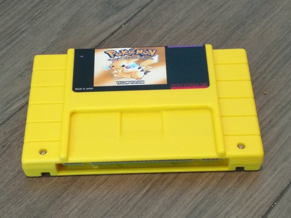 Pokemon Special Pikachu Edition Yellow SBG Super Game Boy For Super Nintendo SNES NTSC English usa