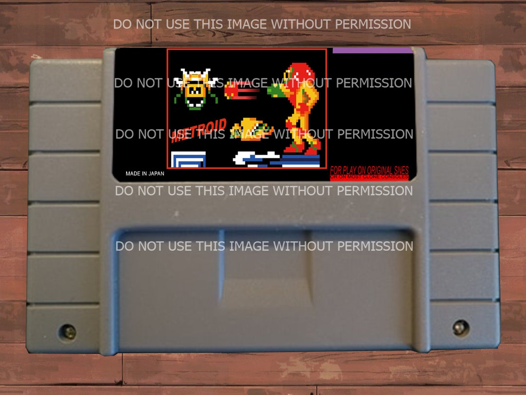 Metroid Nes-Snes port For Super Nintendo SNES NTSC English usa - Etsy.de