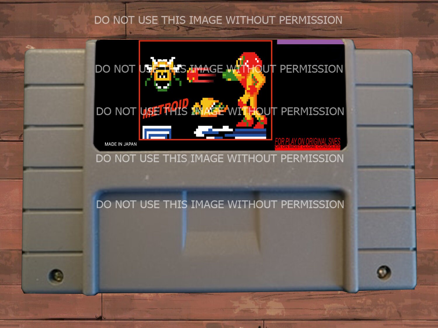 Metroid Nes-Snes port For Super Nintendo SNES NTSC English usa - Etsy.de