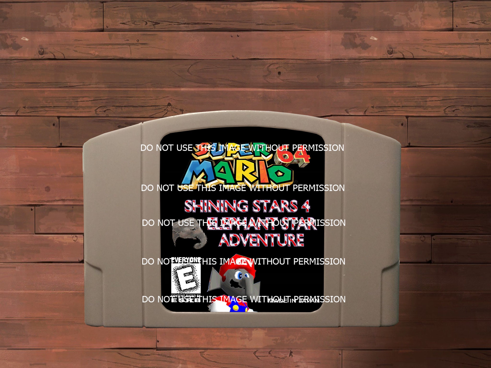 Super Mario 64 Shining Stars 4 Elephant Star Adventure for Nintendo 64 ...