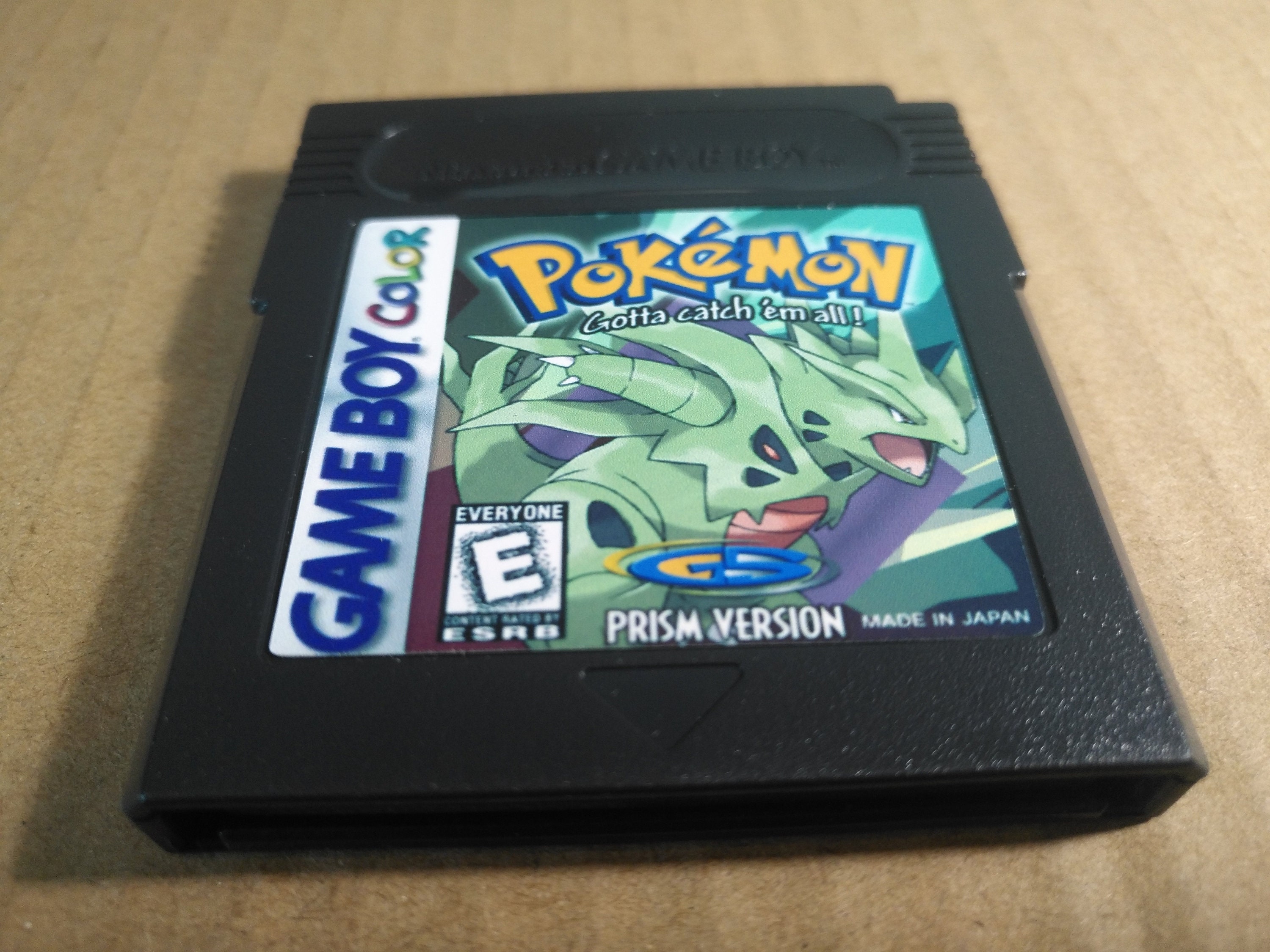 Pokemon Prism With RTC Real Time Clock Latest Version for Gameboy Color ...