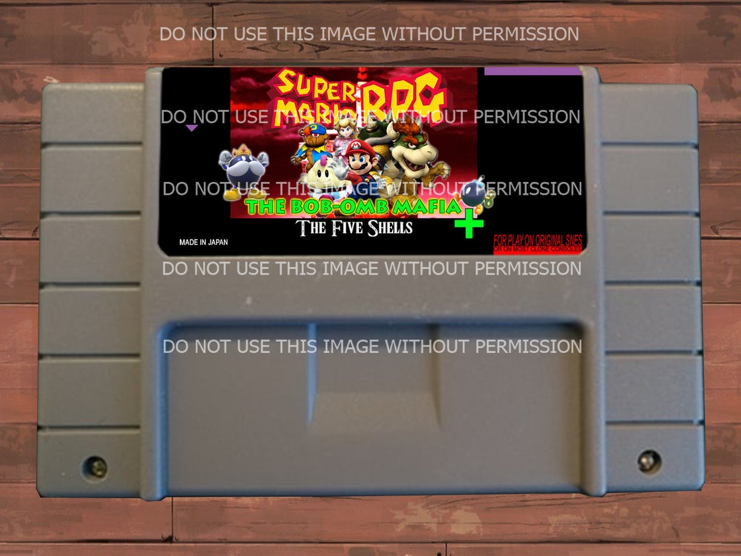Super Mario RPG Bob-omb Mafia + the Five Shells - for Super Nintendo ...