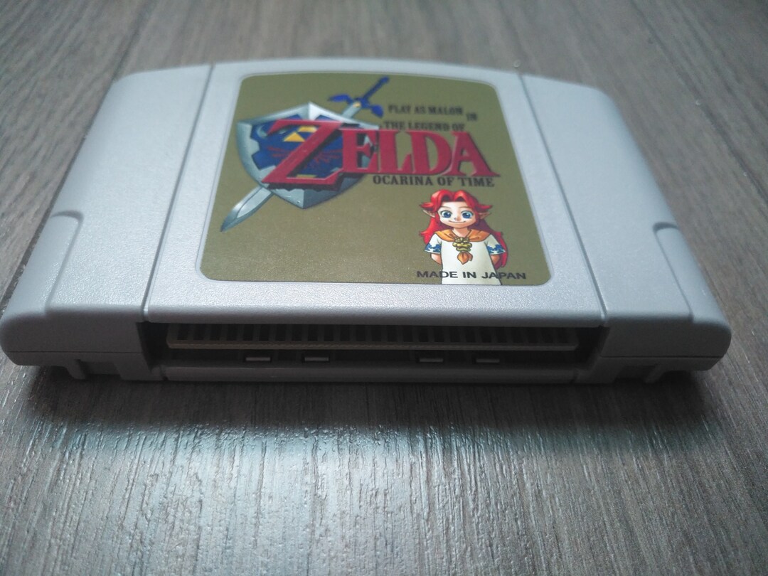 Zelda Ocarina Of Time Malon Edition For Nintendo 64 N64 EXPANSION PAK ...