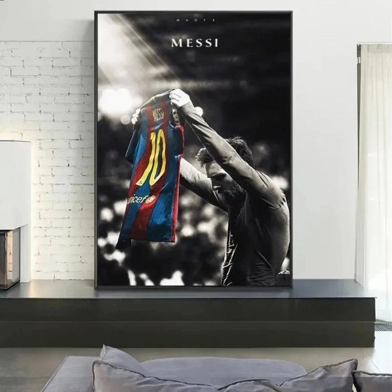 Lionel Messi Poster Football Posters Soccer Posters - Etsy