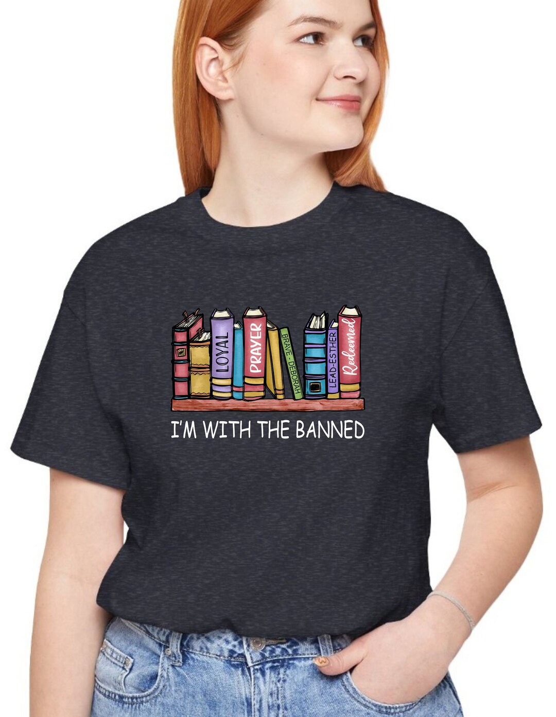 I Am With the Forbidden Shirt, Forbidden Books, Shirt for Librarian ...