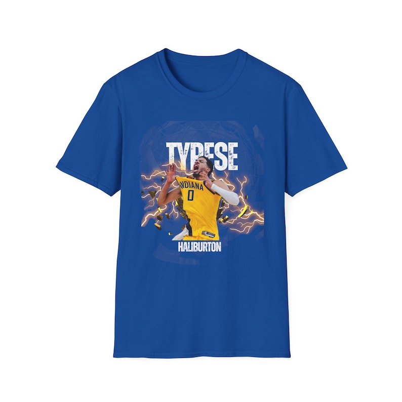 Tyrese Haliburton Unisex T-shirt, Indiana Pacers Tyeres Halliburton Tee ...