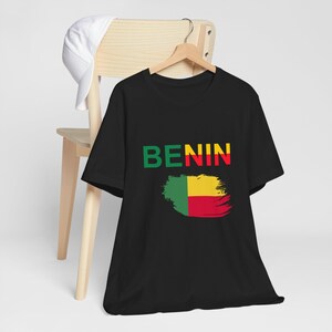 Unisex Benin Flag Tee - Celebrate African Pride, Casual Wear, Gift for ...