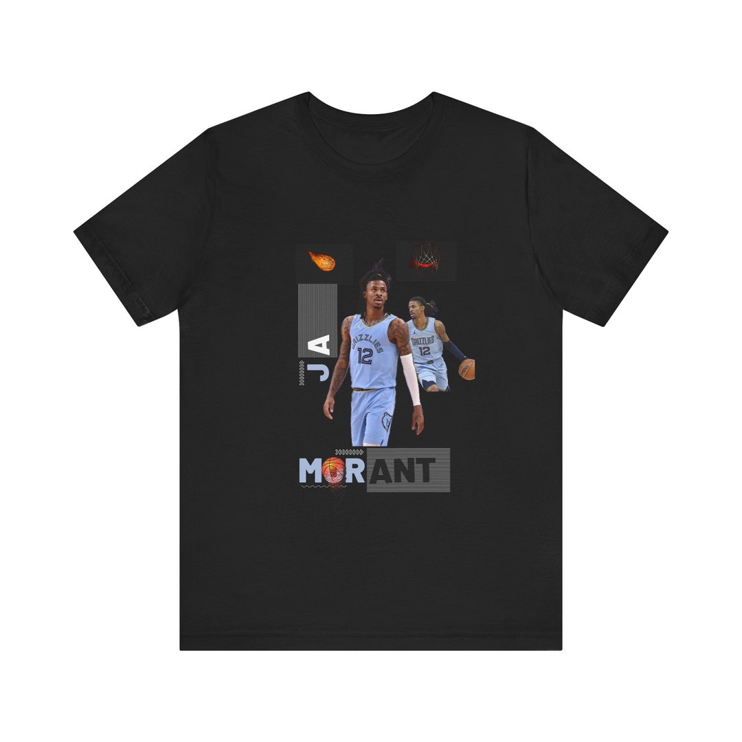 Mens Ja Morant Short Sleeve T-shirt, Ja Morant T-shirt, Memphis ...