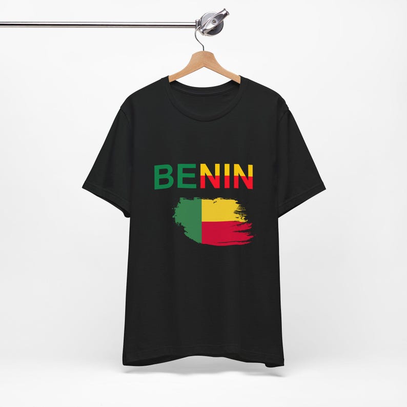 Unisex Benin Flag Tee - Celebrate African Pride, Casual Wear, Gift for ...