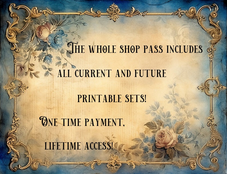 MEGA Junk Journal Printable Bundle: Whole Shop Pass (digital Download ...