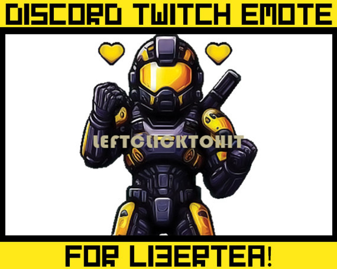 Helldivers 2 Inspired Twitch Discord Youtube Emotes Badge Streaming - Etsy