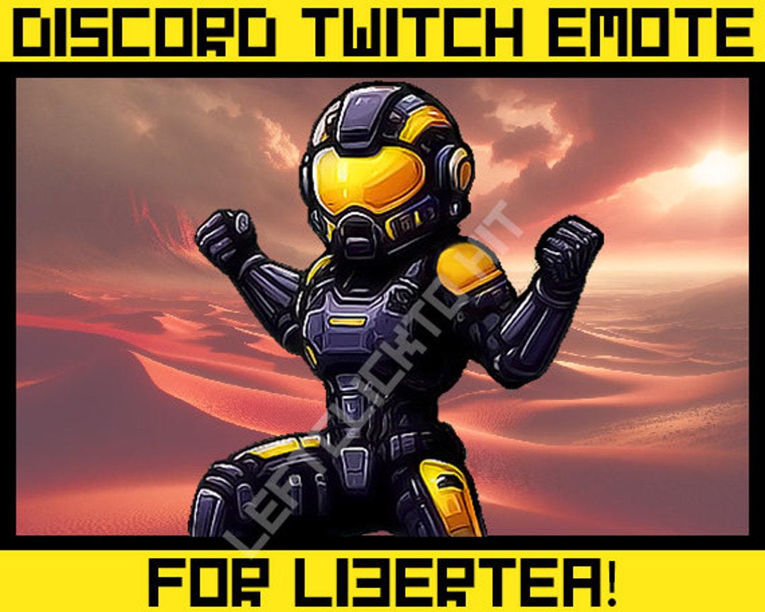 Helldivers 2 Inspired Twitch Emote Pack Gamer Emotes, Streaming Icons ...