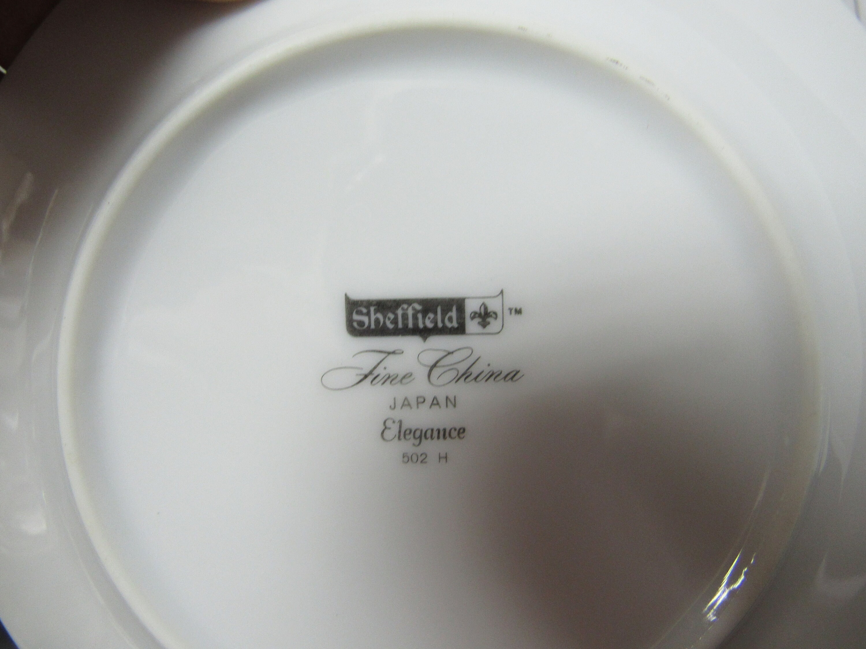 Set of 6 Sheffield Fine China Dessert Plates, Elegance Pattern - Etsy