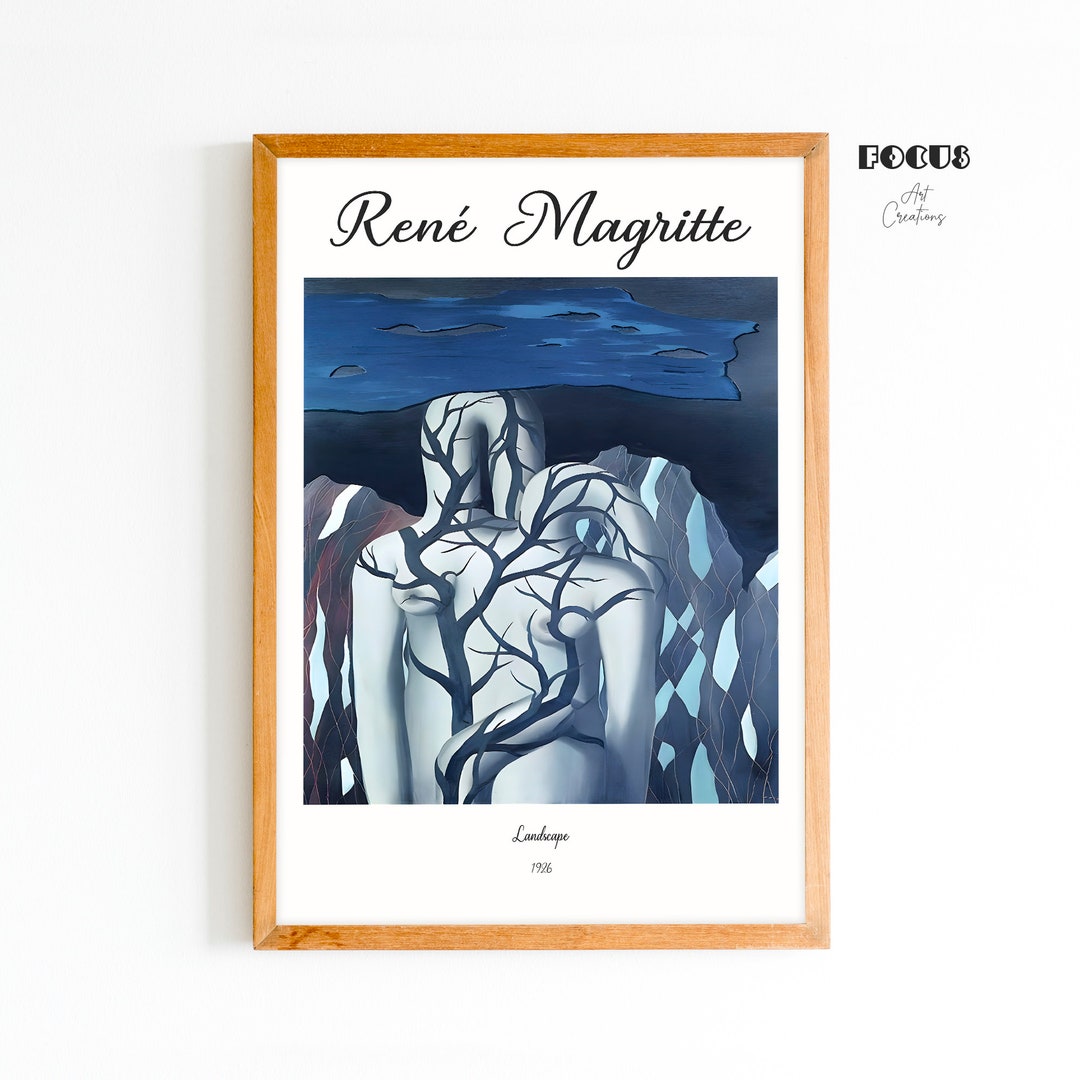 Rene Magritte, Landscape, 1926, Rene Magritte Print, Magritte Wall Art ...