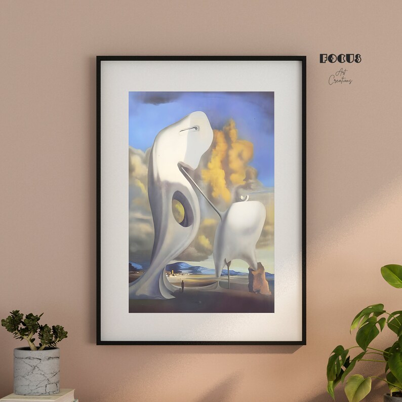 Salvador Dali, the Architectonic Angelus of Millet, 1933, Salvador Dali ...