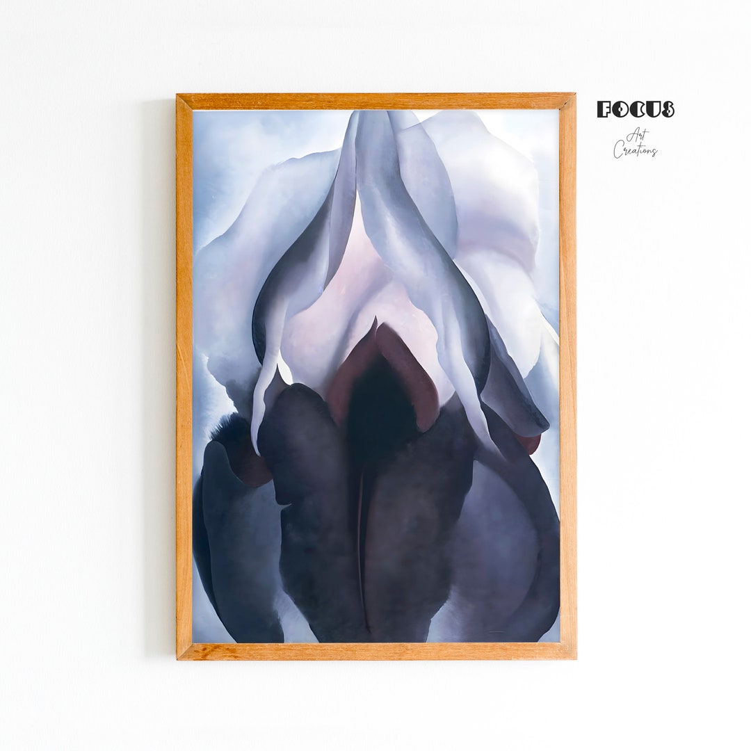 Georgia O'keeffe, Black Iris No.3, 1926, Georgia O Keeffe Print, Flower ...