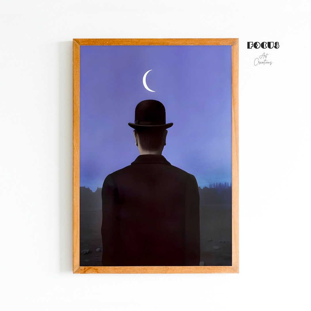 Rene Magritte, the Schoolmaster, 1954, Magritte Wall Poster, Surrealism ...