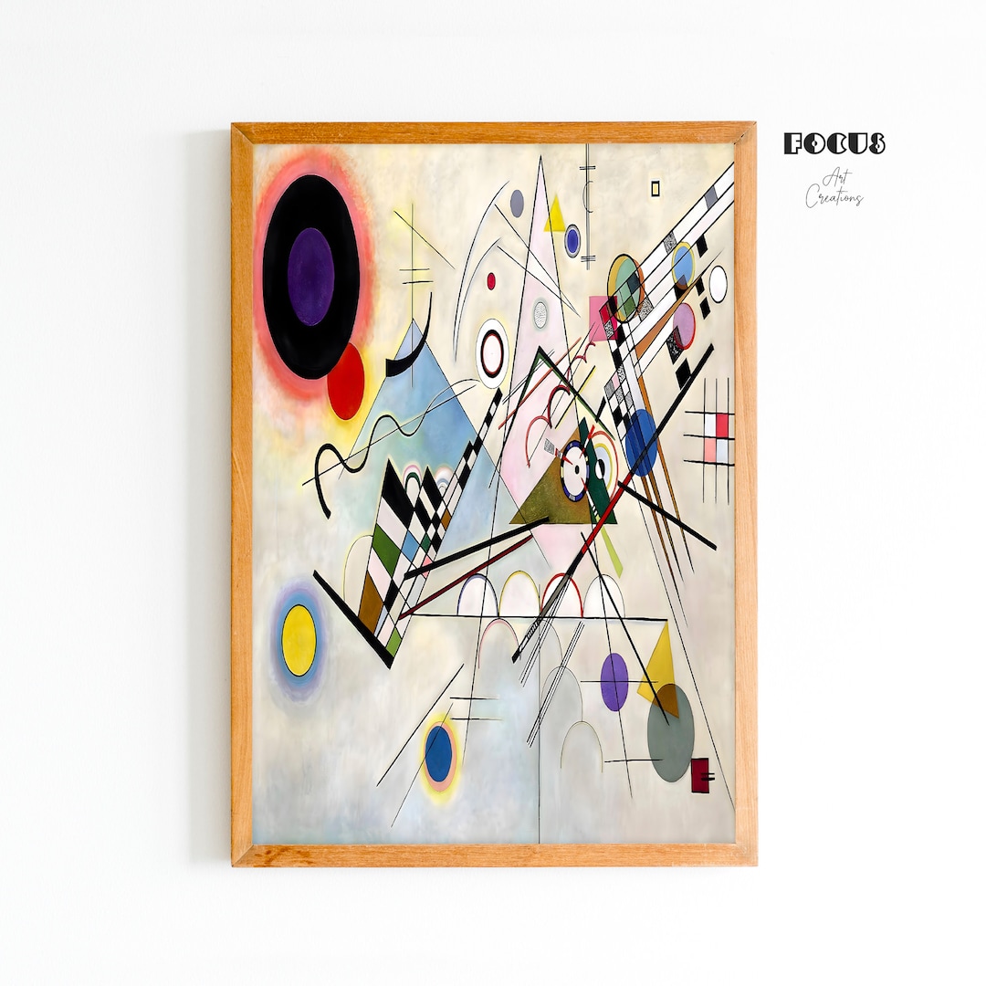 Wassily Kandinsky, Composition No.8, 1923, Kandinsky Wall Art ...