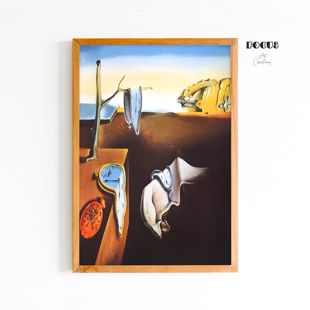 Salvador Dali, the Persistence of Memory, 1931, Salvador Dali Poster ...