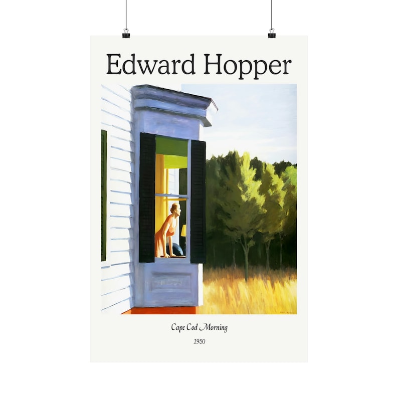 Edward Hopper Cape Cod Morning 1950 Edward Hopper Print - Etsy