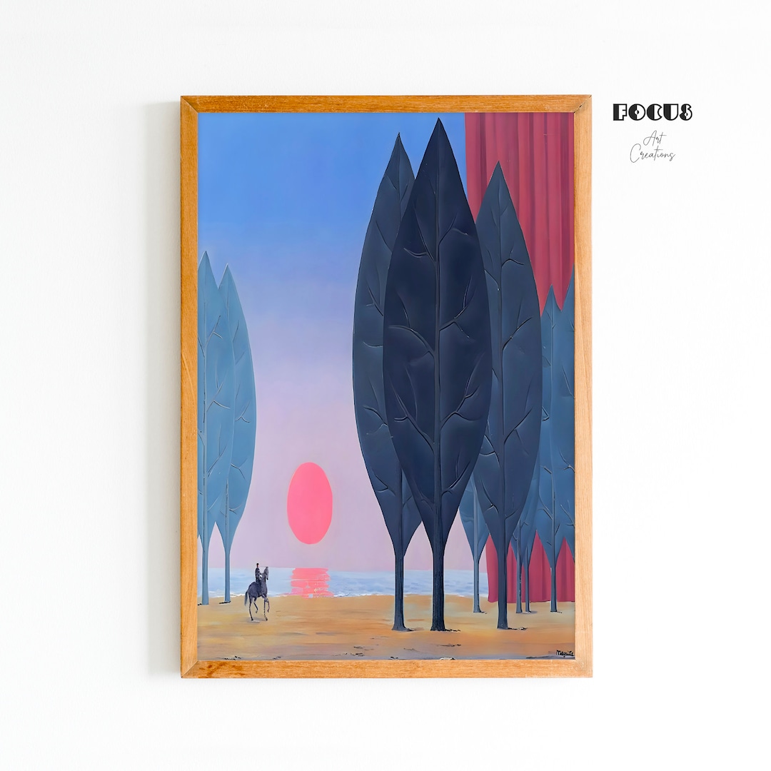 Rene Magritte, La Forêt De Paimpont, 1963, Rene Magritte Poster ...