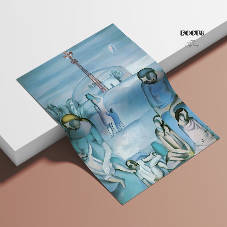 Salvador Dali, Figures in a Landscape at Ampurdan, 1923, Salvador Dali ...