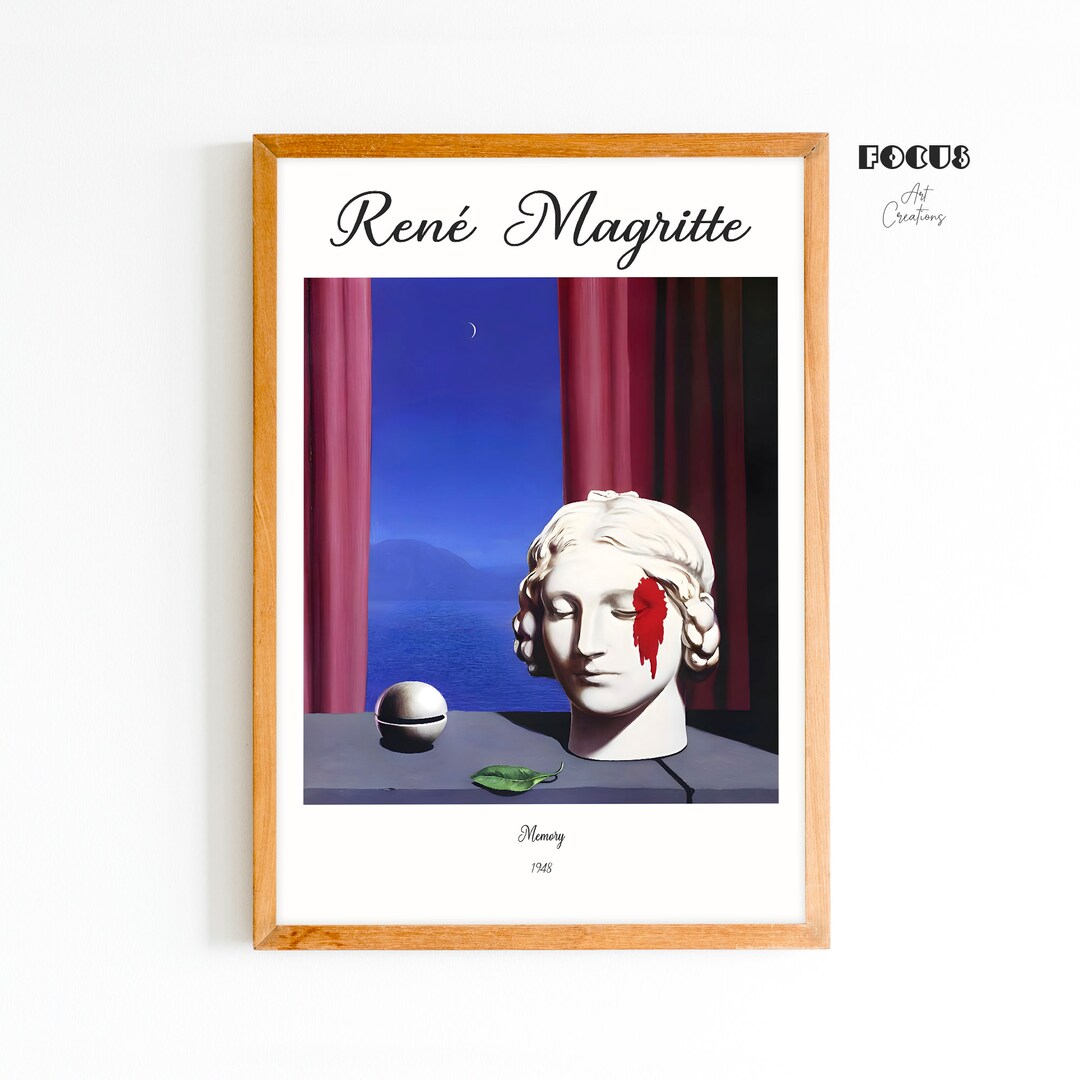 Rene Magritte Memory 1948 Rene Magritte Poster Magritte - Etsy