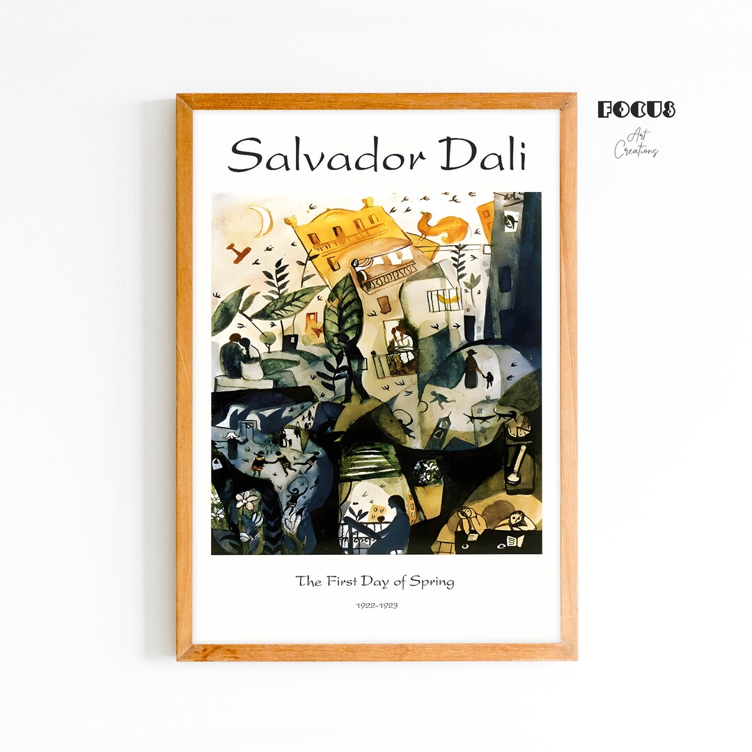 Salvador Dali, the First Day of Spring, 1922-1923, Dali Exhibiton ...
