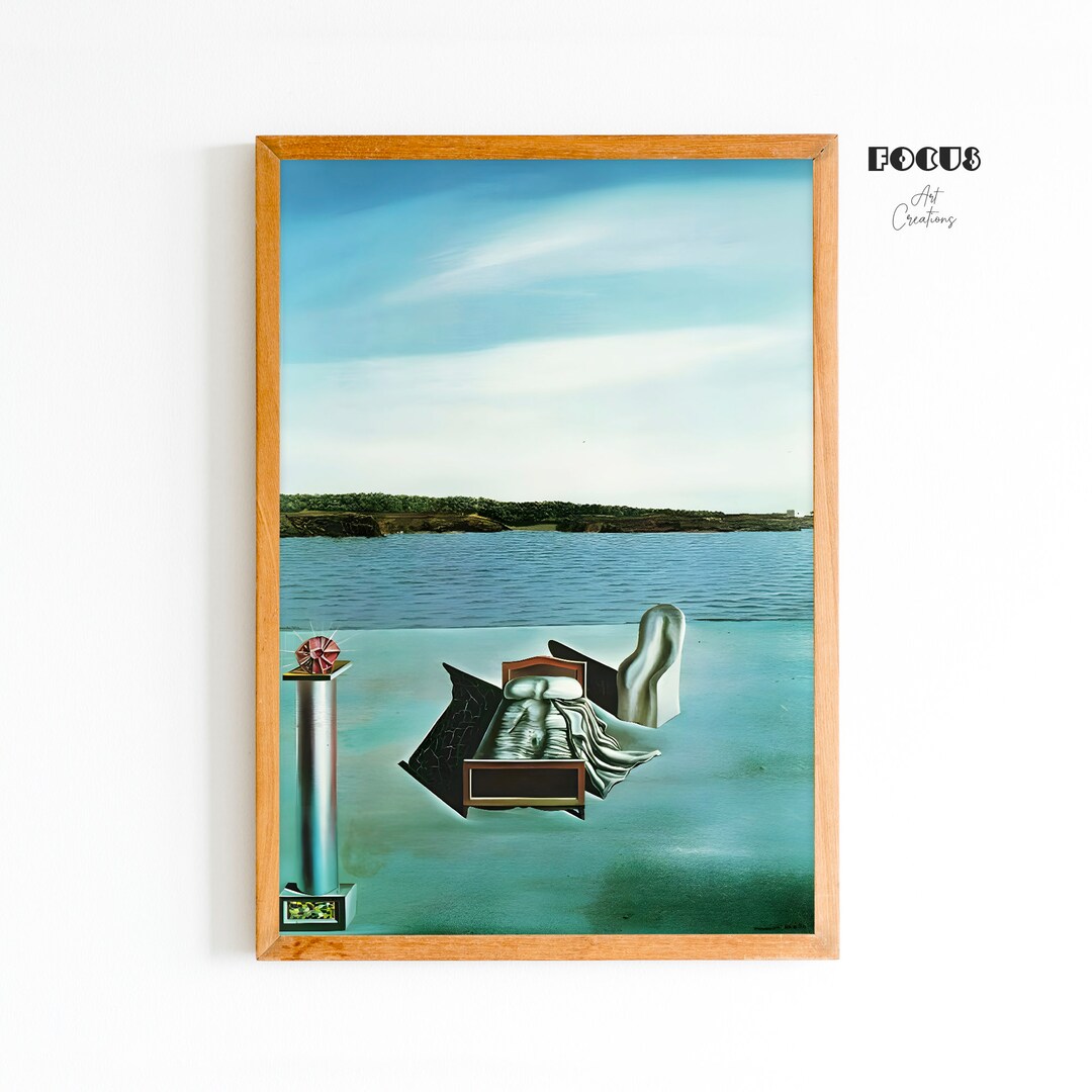 Salvador Dali, Surrealist Composition With Invisible Figures, 1936 ...