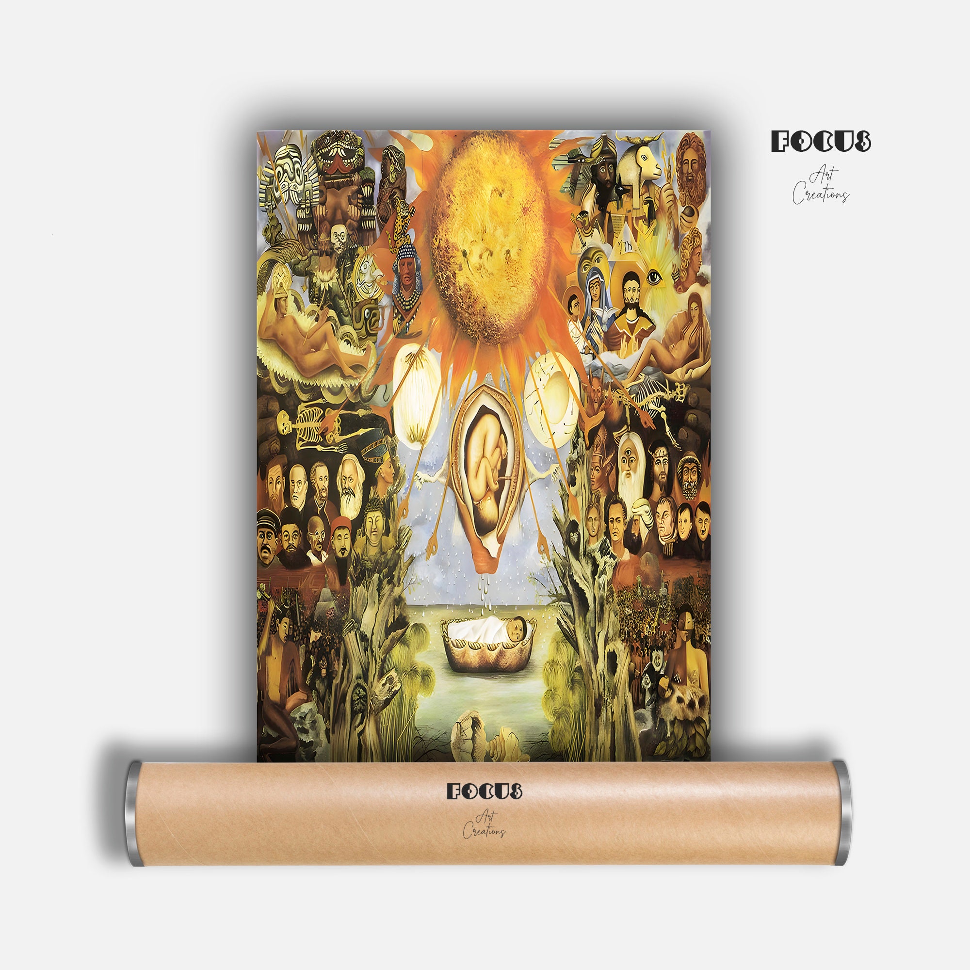 Frida Kahlo, Moisés, 1945, Frida Kahlo Print, Gallery Wall Art ...