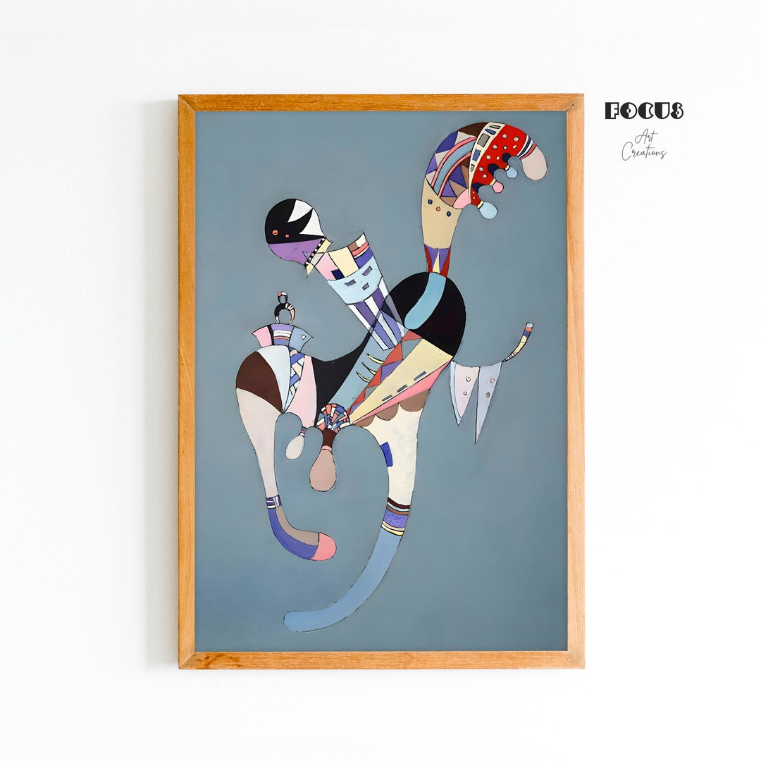 Wassily Kandinsky, A Floating Figure, 1942, Kandinsky Wall Art ...