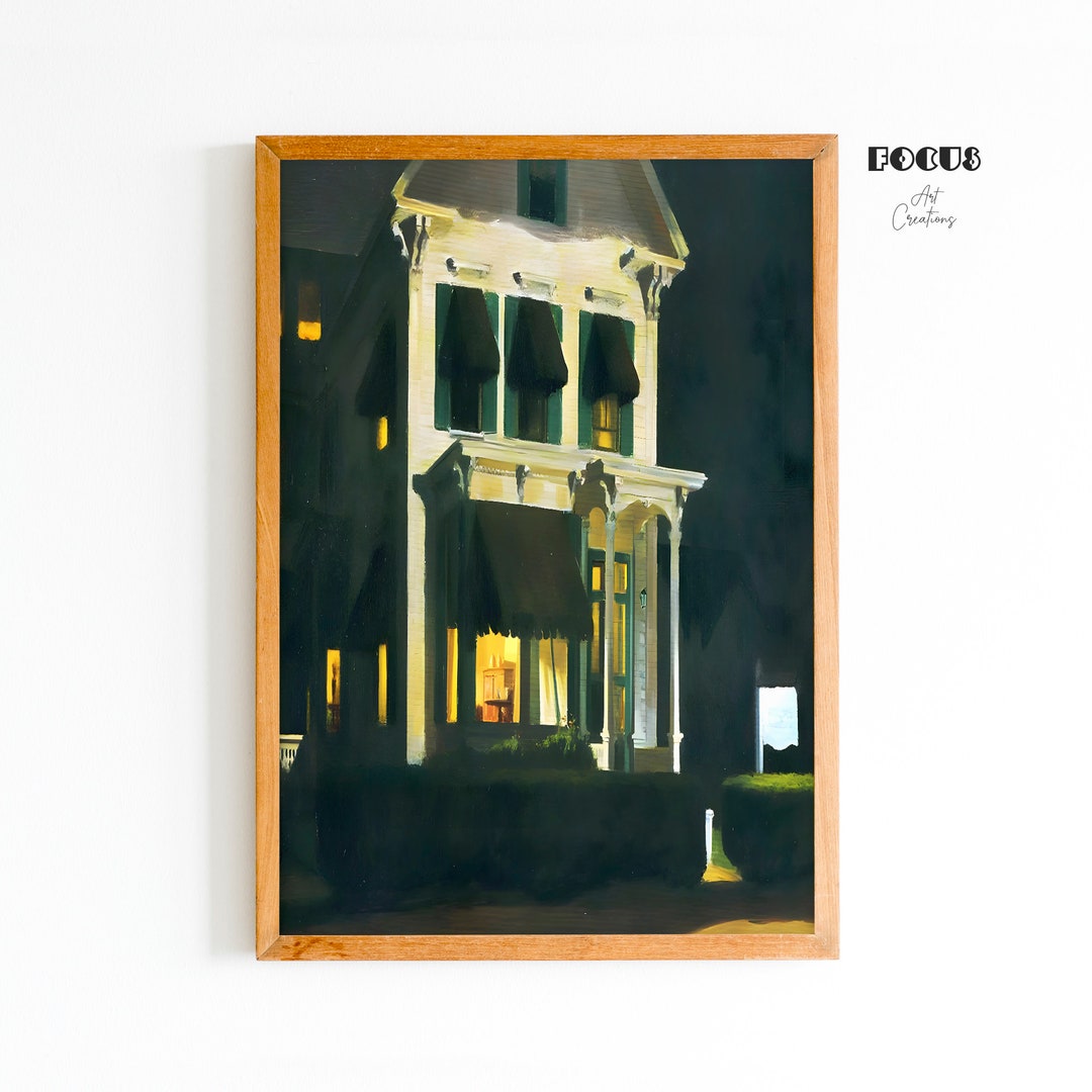 Edward Hopper, Rooms for Tourists, 1945, Hopper Wall Poster, Museum ...