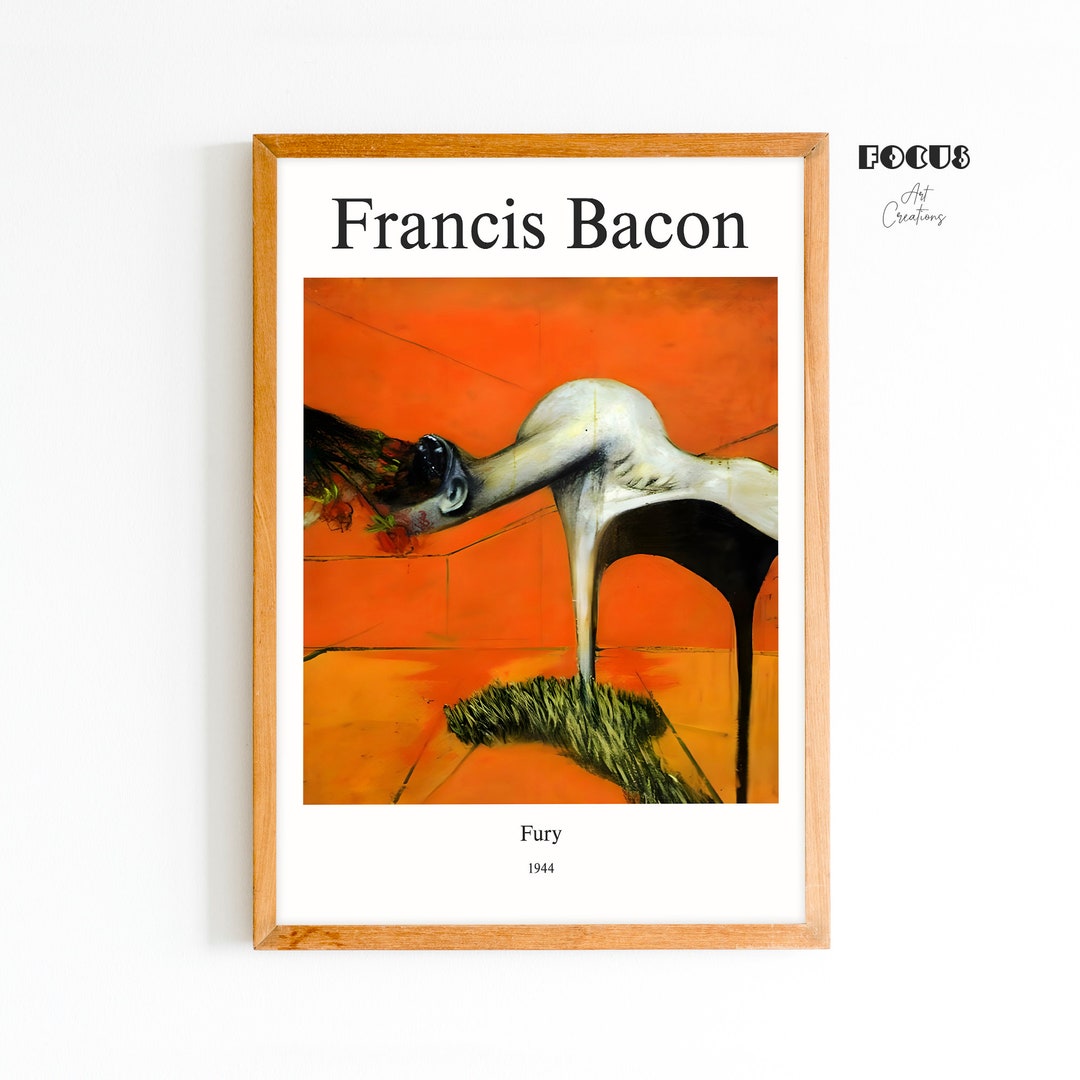 Francis Bacon Fury 1944 Francis Bacon Print Home Wall Art - Etsy