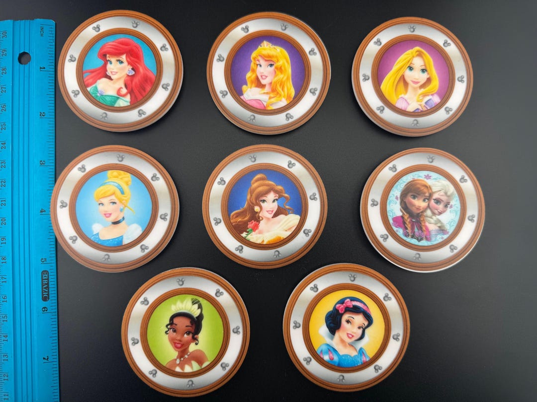 Disney Princesses Porthole Cruise Ship Door Magnets, Set of 8 Magnets ...