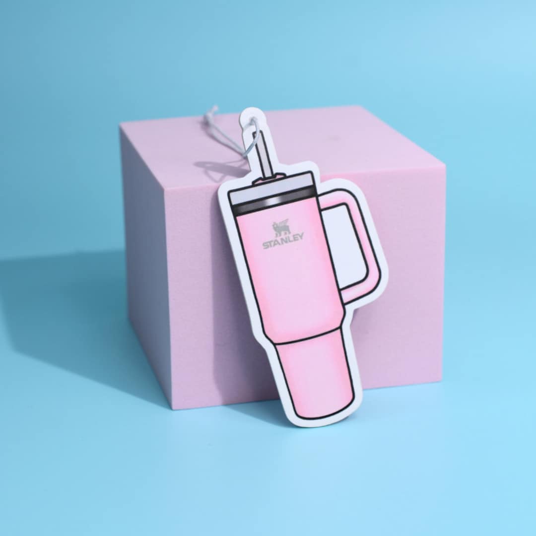 Pink Stanley Cup Air Freshener Chanel Scented - Etsy