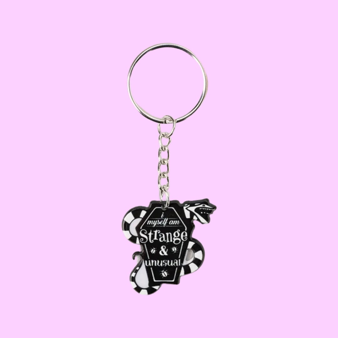 Kawaii Horror I Myself Am Strange and Unusual Keychain - Etsy