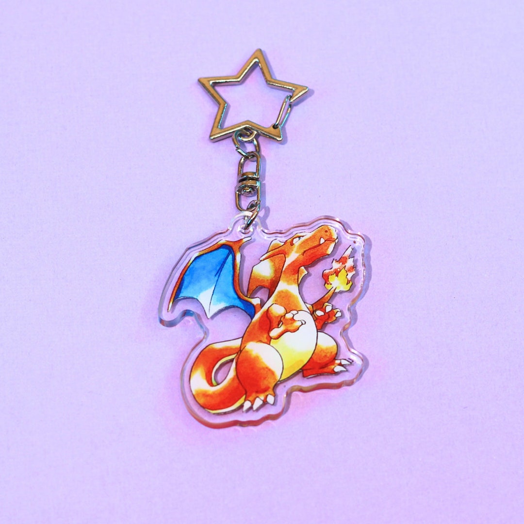 Vintage Charizard Pokemon Keychain - Etsy