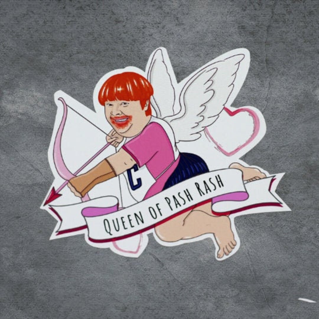 Sharon Pash Rash Sticker Waterproof Vinyl - Etsy Australia