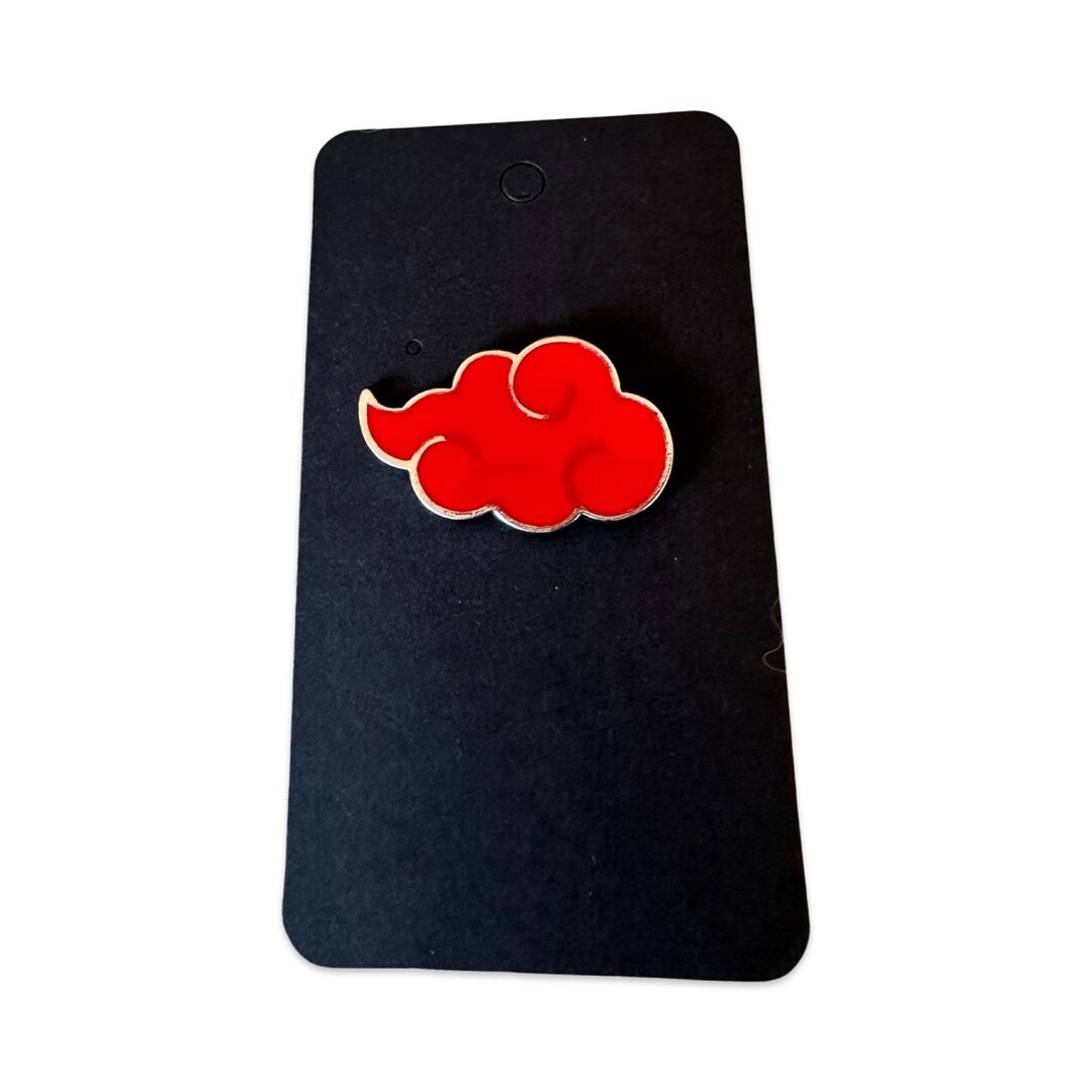 Naruto Red Clouds Metal Pin - Etsy