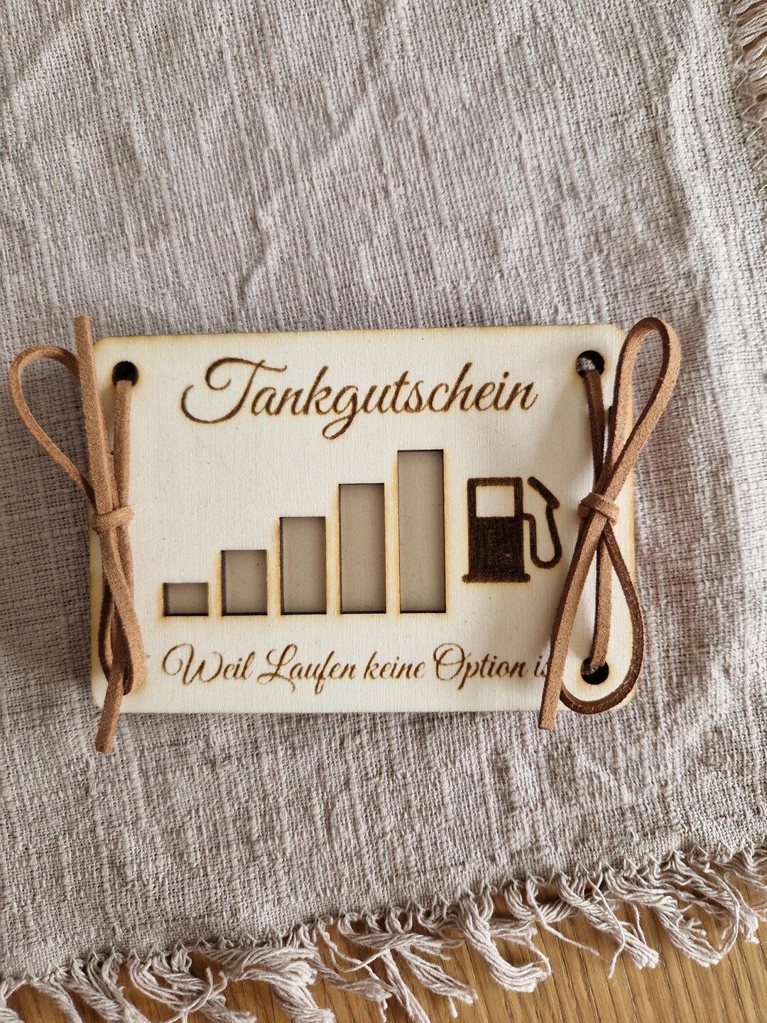 Fuel Voucher Gift Made of Wood Money Gifts Birthday Money Gifts Travel ...