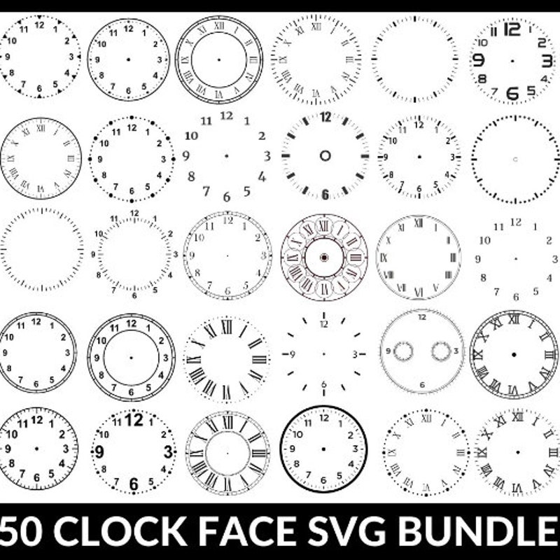 Clock Drawing - Etsy