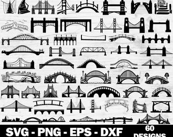Bridge Svg, Bridge Cricut, Bridge Cut File, Bridge Svg Bundle, Bridge ...