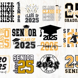 Graduation 2025 SVG Bundle, Senior 2025 - Etsy